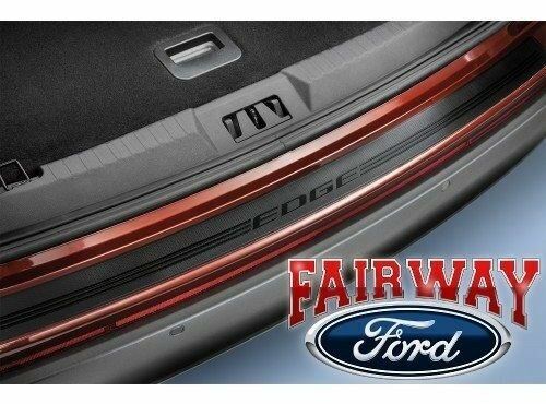 15 thru 18 Edge OEM Genuine Ford Parts Black Rear Bumper Protector with ...