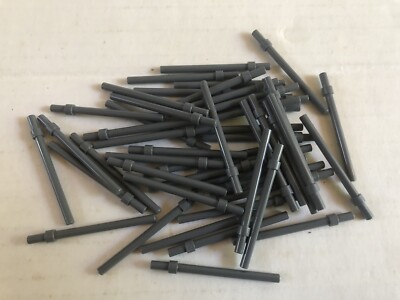 Genuine LEGO parts 63965 DARK BLUISH GREY BAR 6L STOP RING piece LOT OF ...