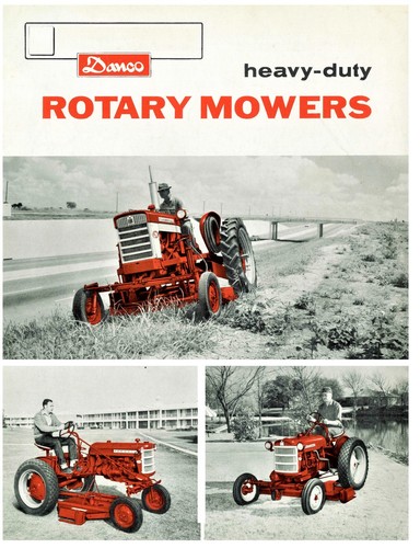 IH International Harvester Danco Heavy-Duty Rotary Mower Brochure CUB ...