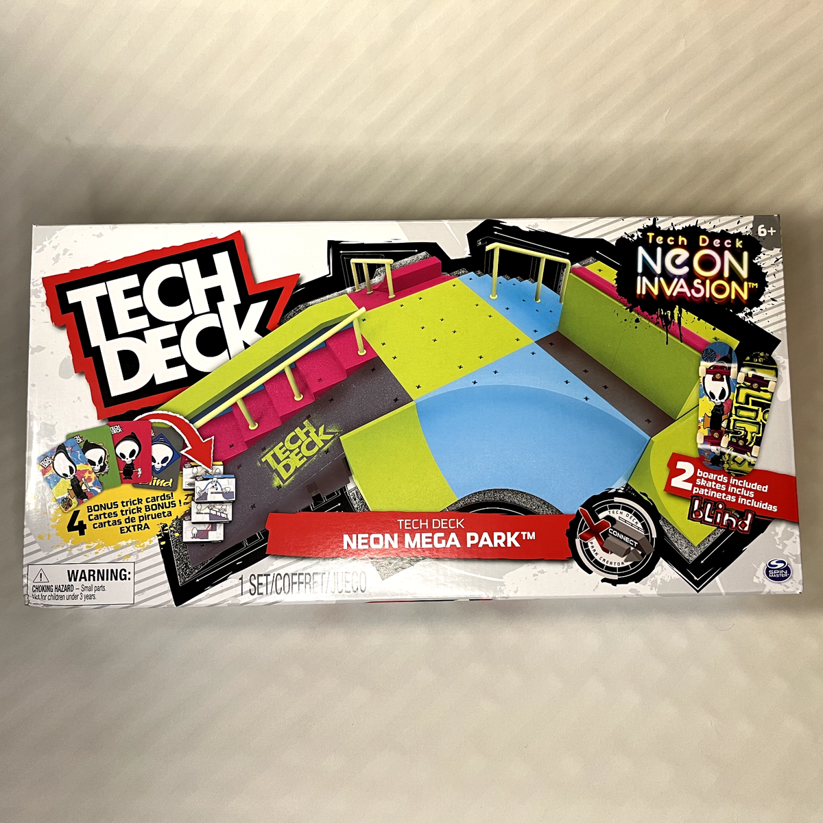 Megapark Logo New TECH DECK Neon Mega Park Glow In Dark Set 2