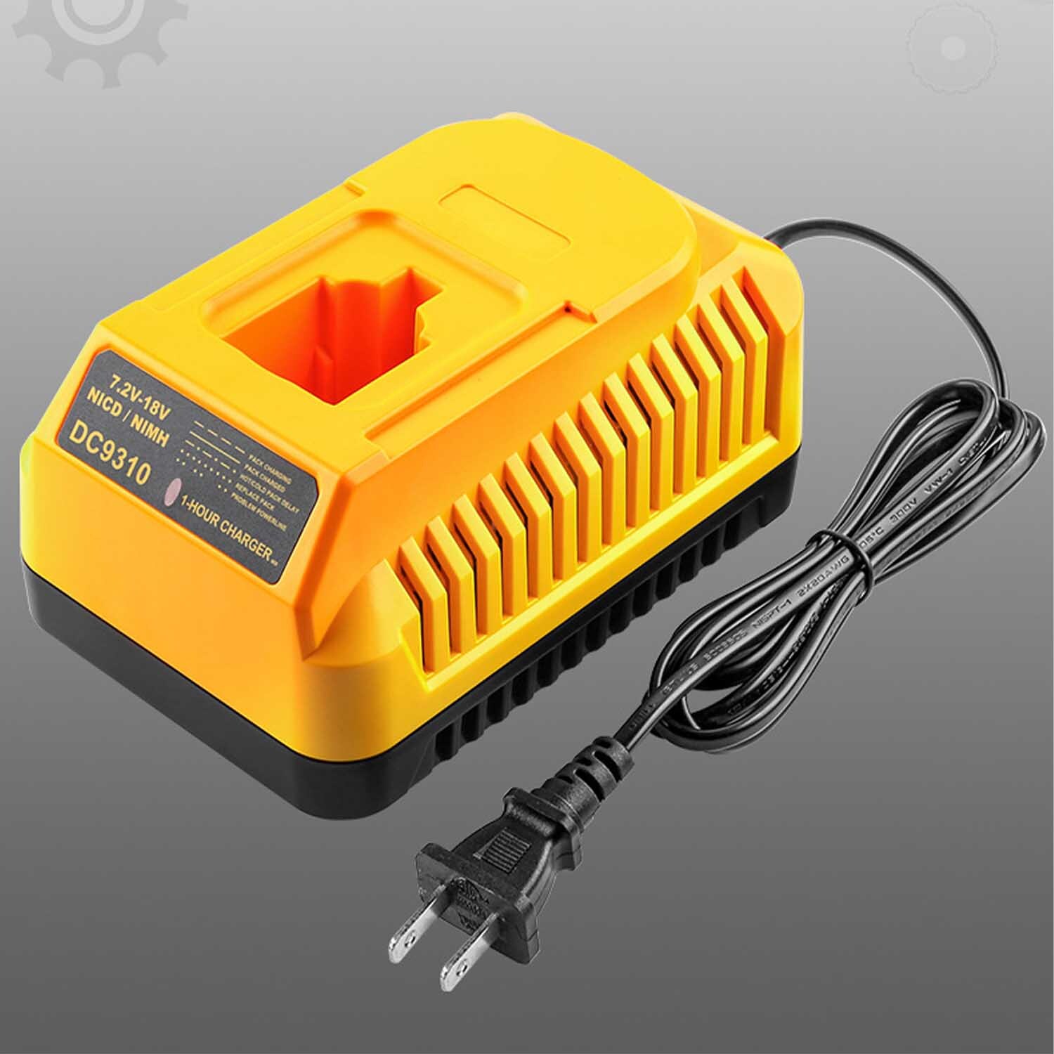 Fast Battery DC9310 Charger for Dewalt 7.2V-18V NiCd/NiMh DE9085 DC9091 ...