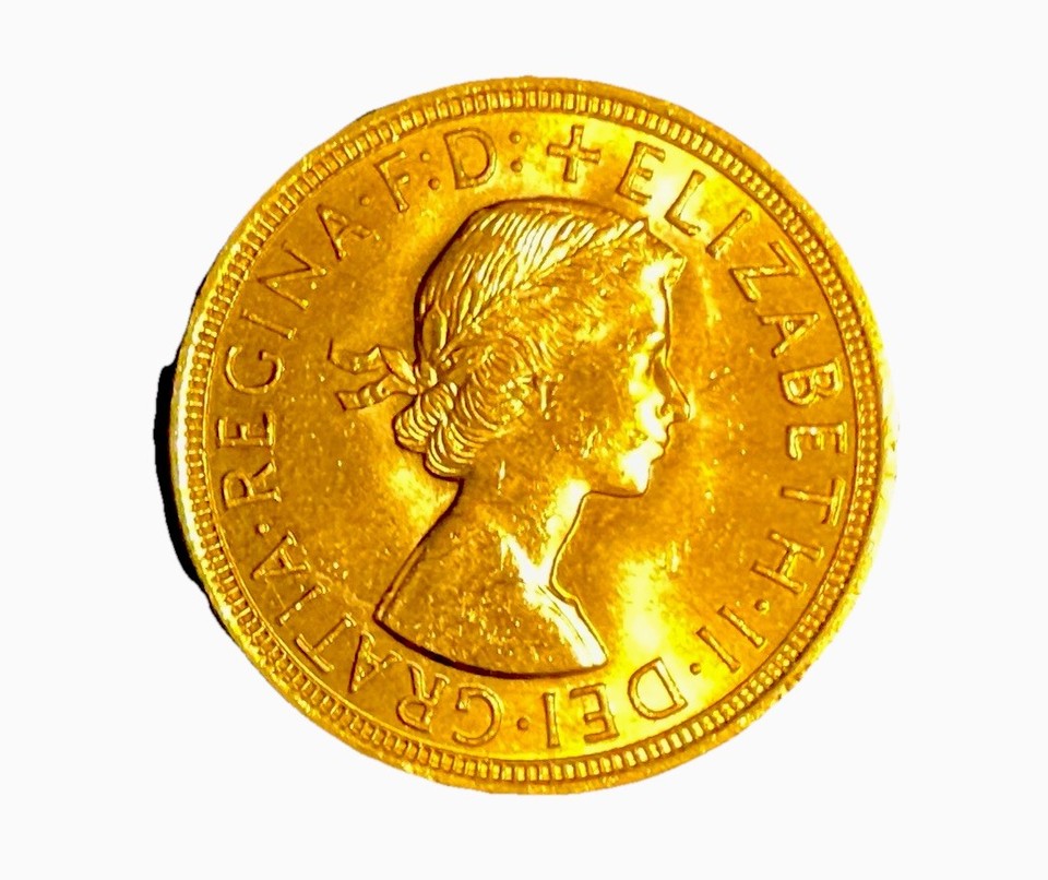 1957 Full Gold Sovereign Coin, Queen Elizabeth II | eBay UK