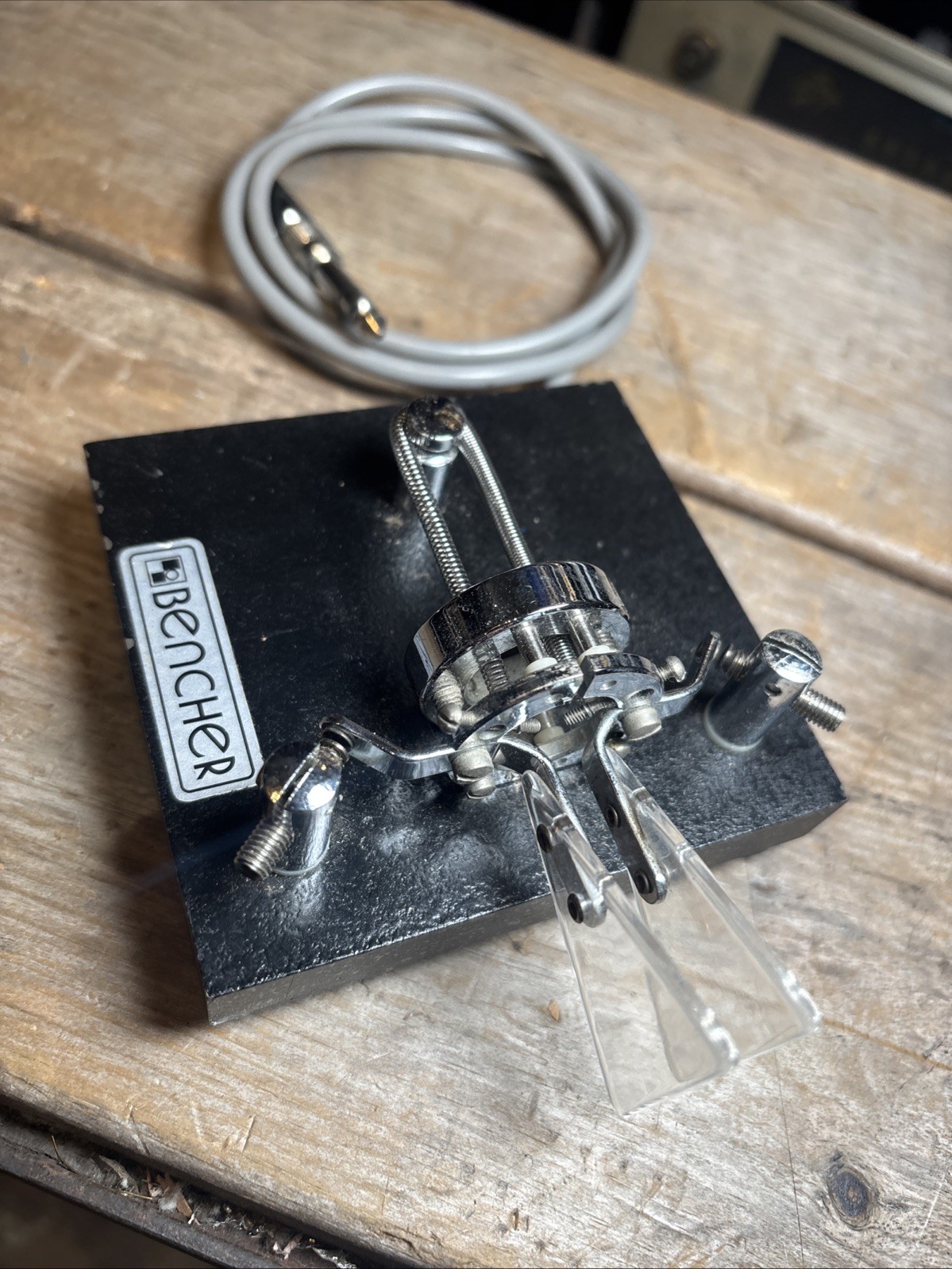 Bencher BY-1 Black Iambic Morse Code Key Paddle Cord Ham Radio CW QRP ...