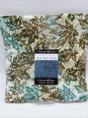 Moda Blue Ridge Batiks Layer Cake 42 Pieces 10”x10” 10 Inch Squares | eBay