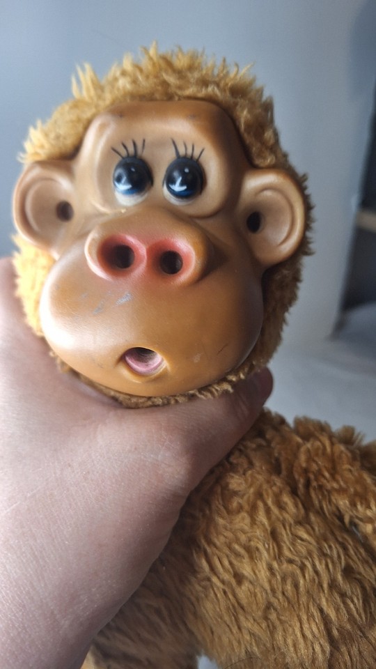 Vintage Russ Berrie Plush Monkey Rutherford III Sucks Thumb Gorilla ...
