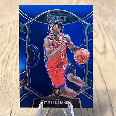 TYRESE MAXEY ROOKIE 2020-21 PANINI SELECT CONCOURSE - PHILADELPHIA 76ER ...