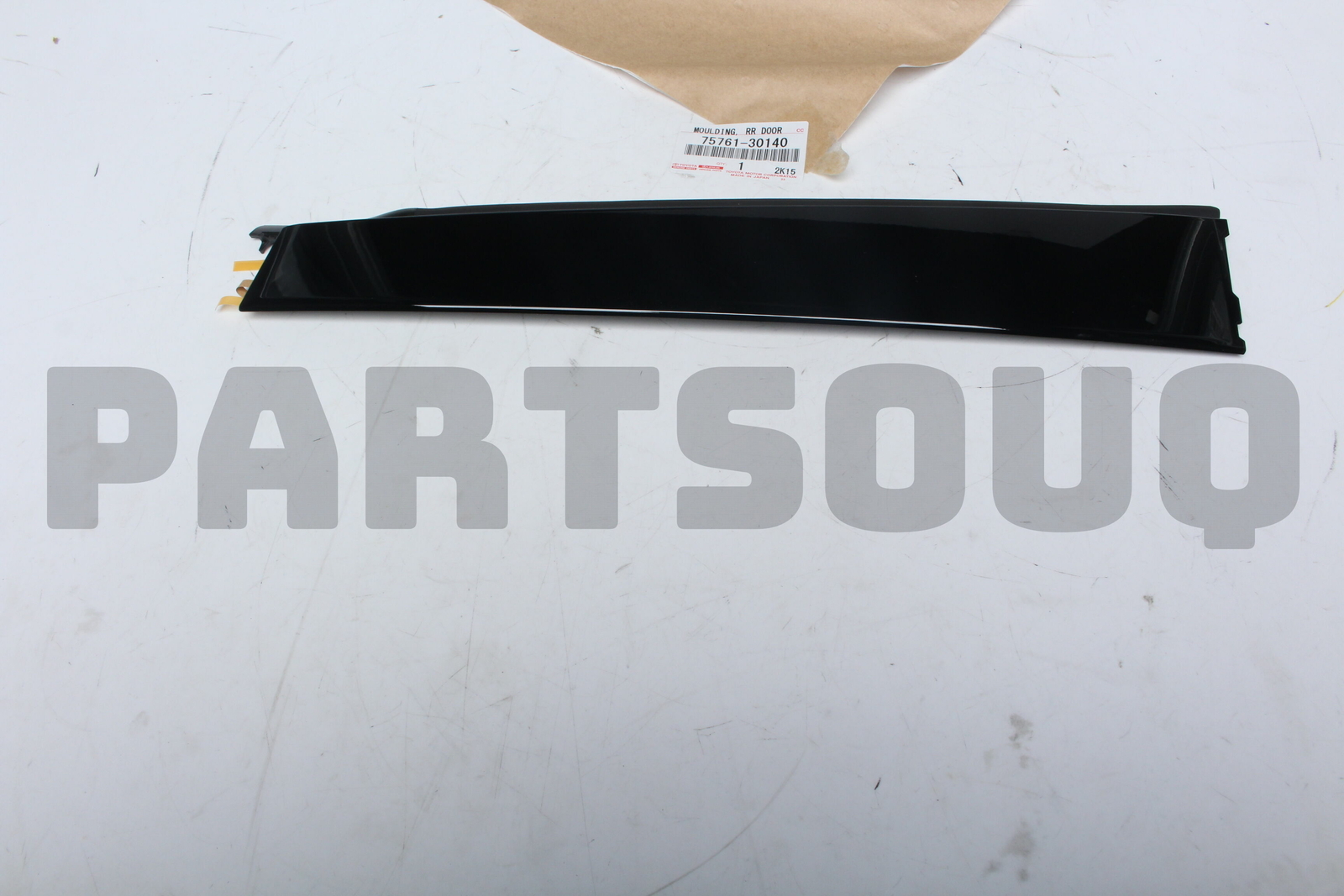 7576130140 Genuine Toyota MOULDING, REAR DOOR WINDOW FRAME, FRONT RH ...