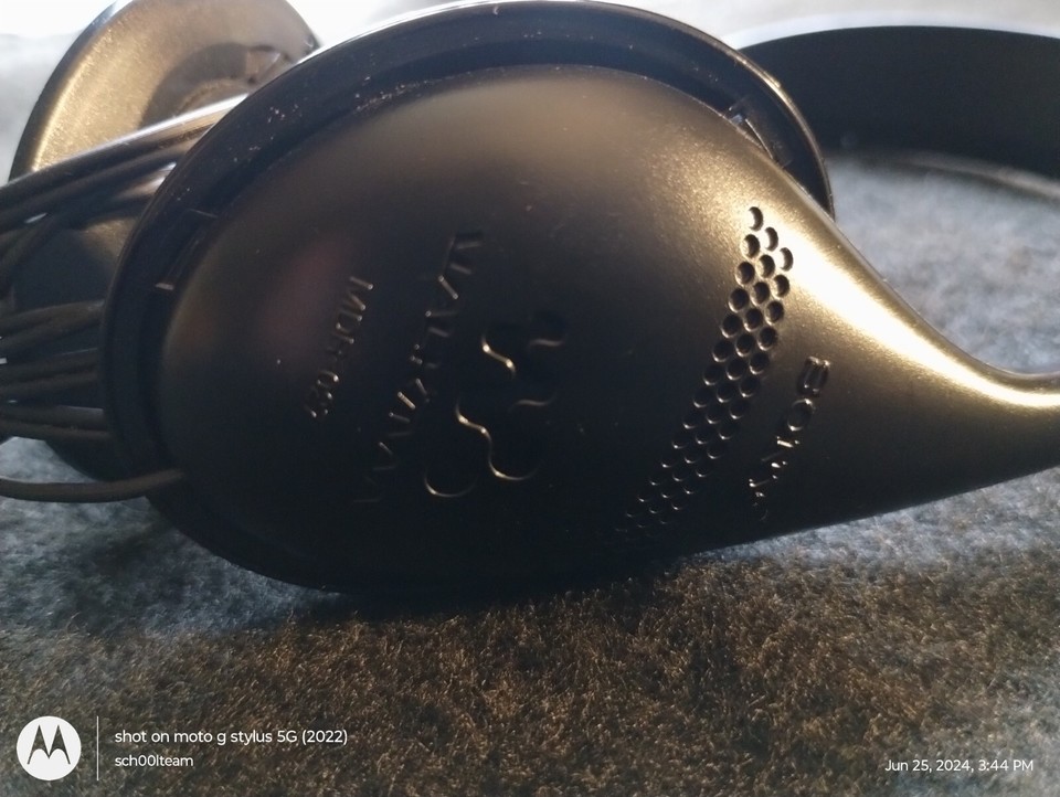 Sony MDR-027 39" OEM Headphones for MiniDisc | Vintage | T&FF | eBay