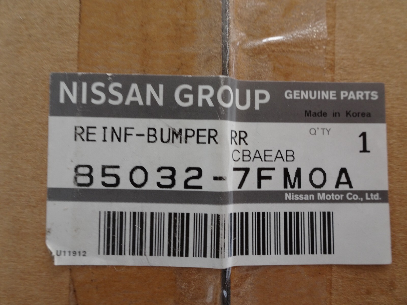 19 Nissan Rouge OEM Rear Impact Bar 85032-7fm0a for sale online | eBay