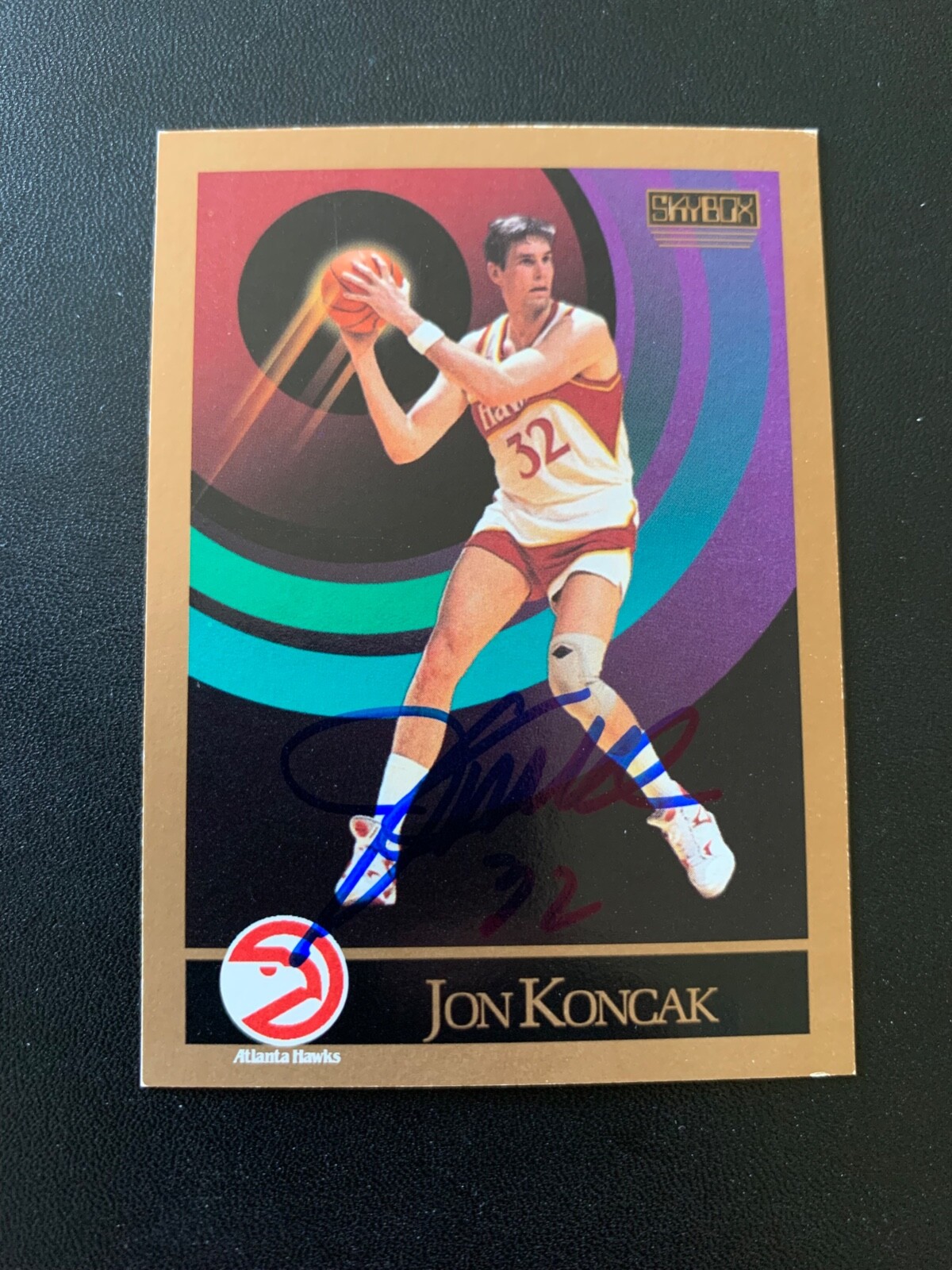 Jon Koncak Signed 1990-91 Skybox #3 Card Atlanta Hawks Autograph COA | eBay
