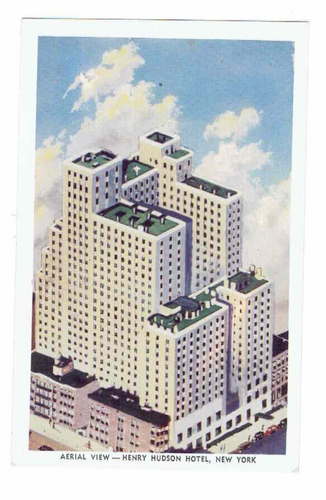 Henry Hudson Hotel NYC NY 27 Story Building West Of Broadway Aerial ...