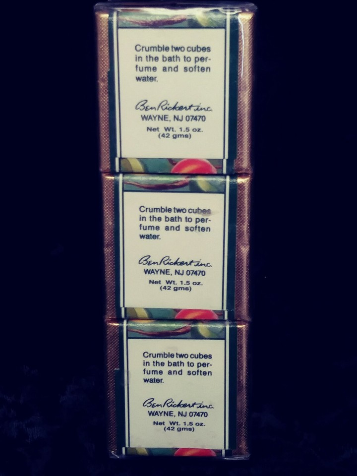 Vintage Bath Cube Natural Peach Ben Rickert New In Package | eBay