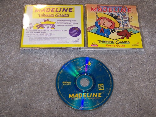 Madeline Thinking Games (PC CD-ROM, 1996) VG Disc | eBay