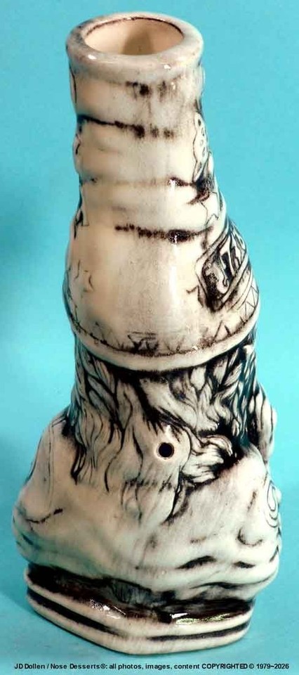 Magic Merlin Wizard Vintage Ceramic Glass Tobacco Bong Water Pipe Rumph ...