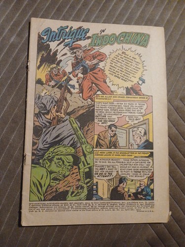 Spy-Hunters Comic Book #23 Torture/Injury to Eye Issue ACG 1953 Precode ...