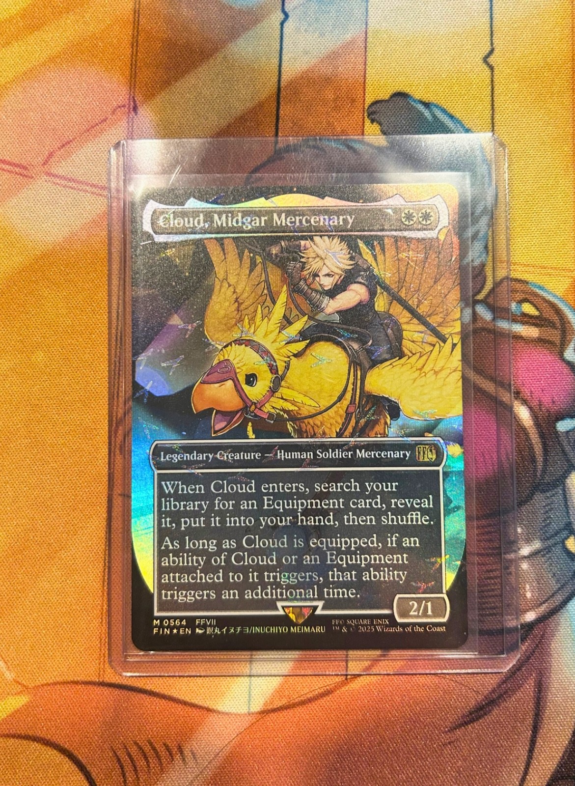 Cloud, Midgar Mercenary (Borderless) (Chocobo Track Foil) Final Fantasy ...