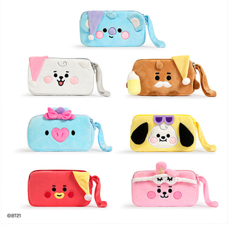 BTS BT21 Official Authentic Goods RJ Plush Pen Pouch Federmäppchen ...