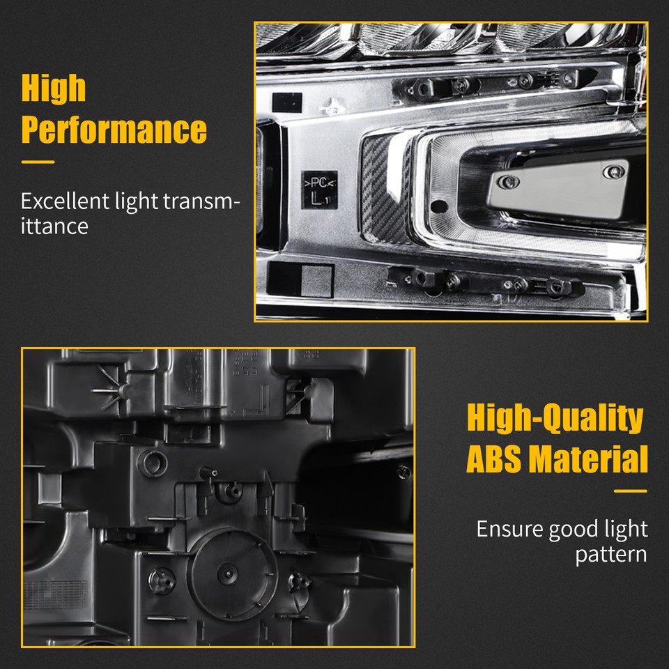 Left Driver Side For 2019-2022 Chevy Silverado 1500 LTD Headlights ...