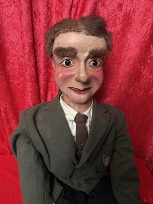 RARE Theodore Mack Professional Ventriloquist Dummy Puppet Doll Figure ...
