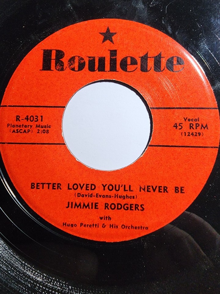 JIMMIE RODGERS - KISSES SWEETER THAN WINE VG F324 | eBay