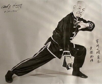 Altar Poster, GM Ark Wong, Southern Shaolin 5 animal family, Ng Ga Kuen ...