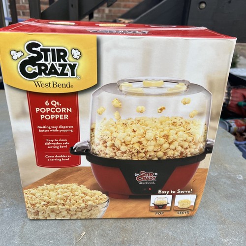 West Bend Stir Crazy Popcorn Machine Electric | eBay