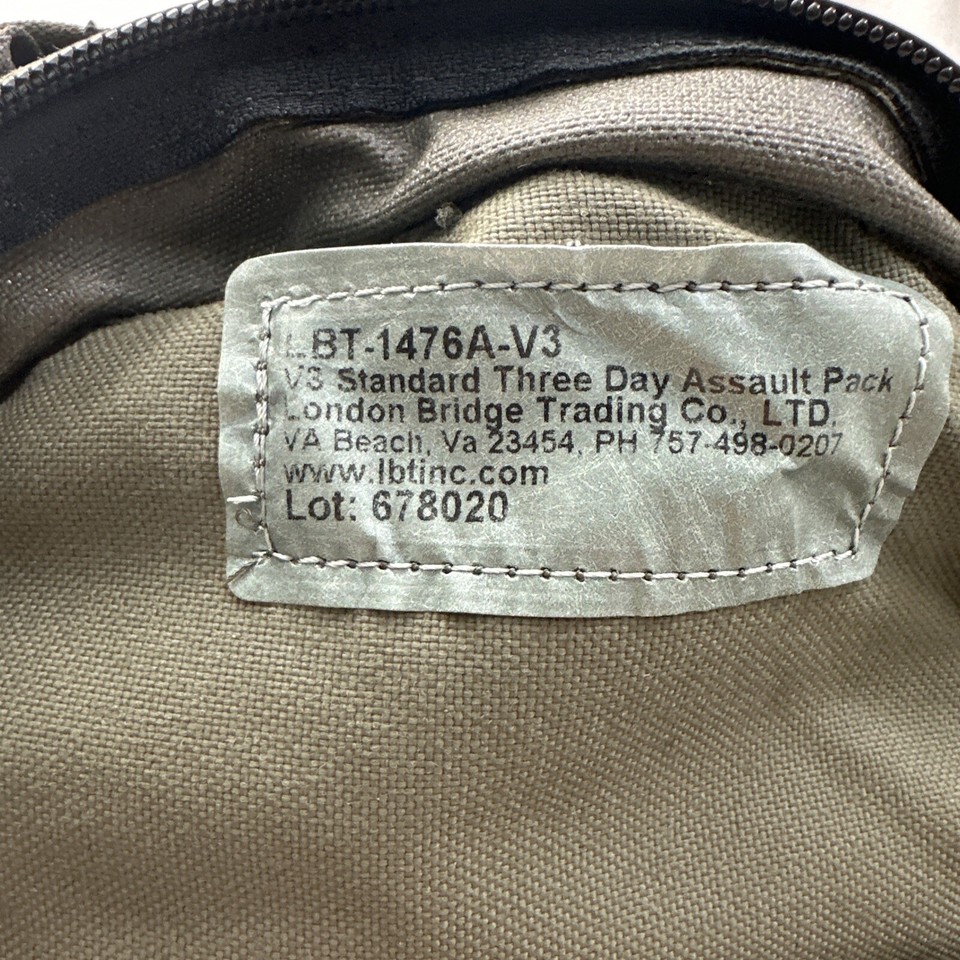 London Bridge LBT-1476A-V3 Day Assault Pack IIIA Backpack Ranger ...