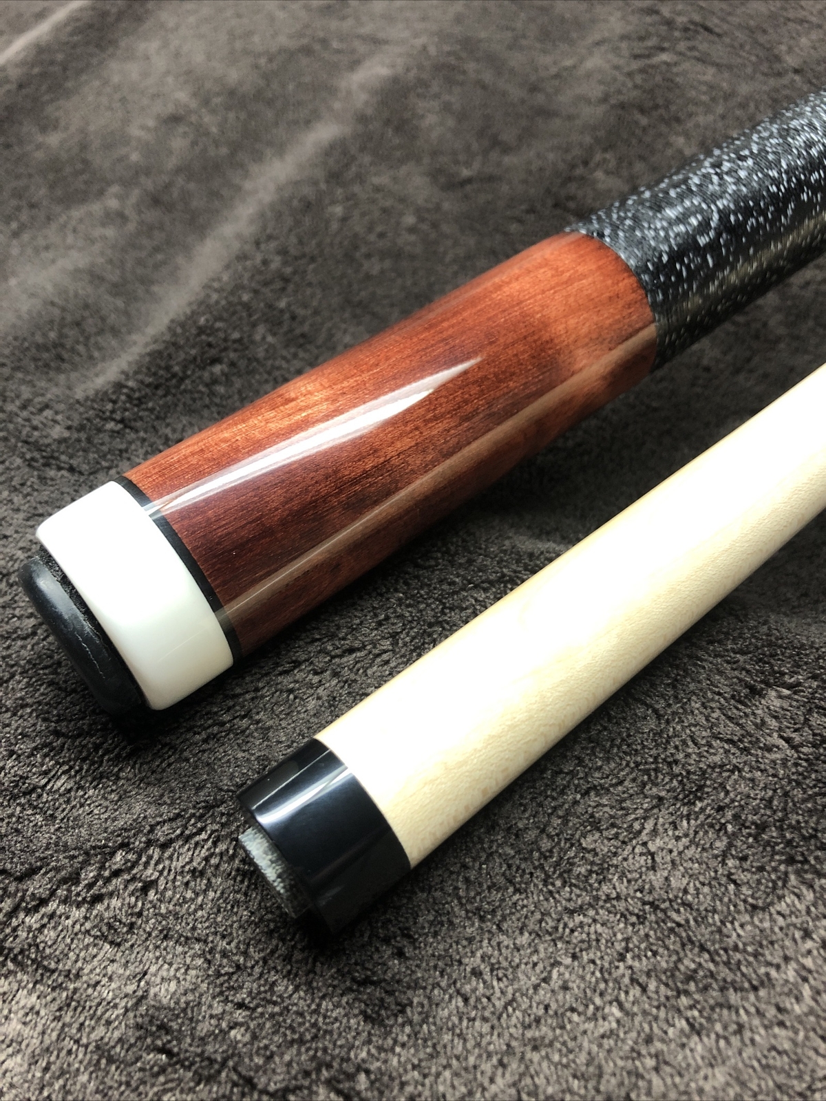 Joss Brown Stained Incredibly Figured Pool Cue Stick | eBay