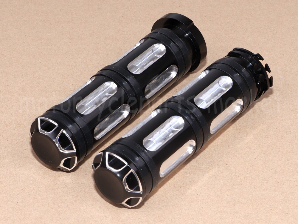 Edge Cut Grips Grip For Harley Touring Fatboy 1" Handlebar Hand Bars ...