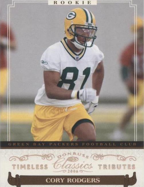2006 Donruss Classics - Rookie Cory Rodgers #160 Timeless Tributes /100 ...