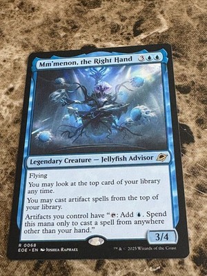 MM'MENON, THE RIGHT HAND Magic Gathering MTG Edge of Eternities | eBay