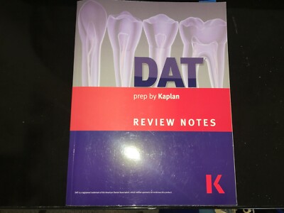 Pre-DENTAL Kaplan DAT Review Notes (Paperback) *OBO* | eBay