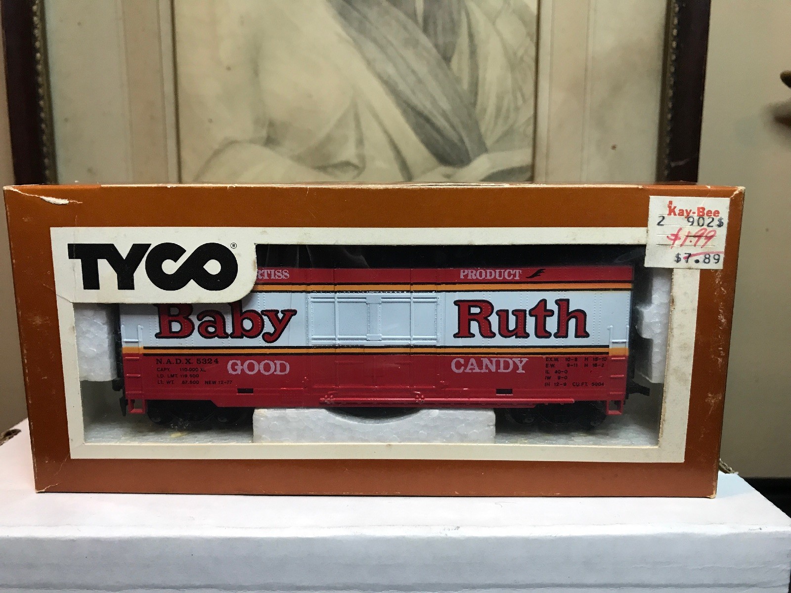 Vintage Tyco Ho Scale Baby Ruth Candy Box Car. #HX5342. New Old Stock ...