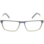Blackfin Eyeglasses BF785 Lincoln COL.588 Titanium Navy/Mustard Italy ...
