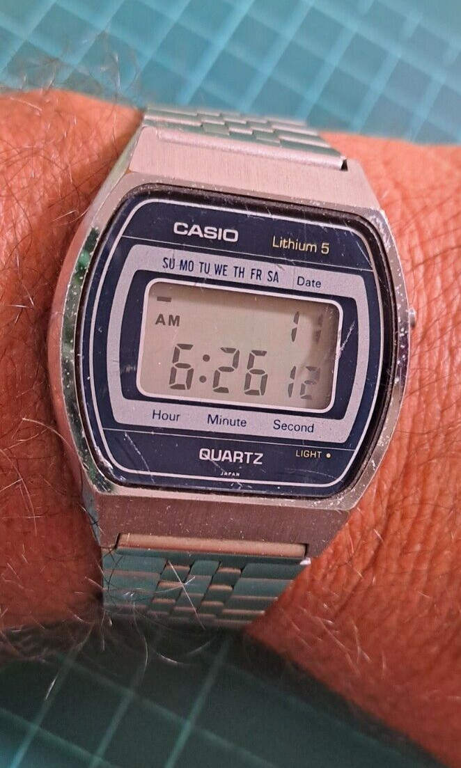 Rare Vintage (1980) Casio S004 Mod.122 LCD Watch Japa… - Gem
