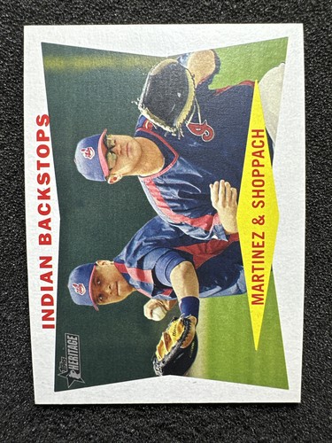 INDIAN BACKSTOPS #292 2009 Topps Heritage Cleveland Indians | eBay