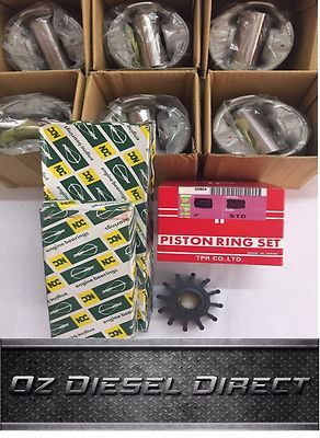 6LP 6LPS Overhaul Rebuild Kit for Yanmar 6LPA-STP2, 6LPA-STZP2, 6LPA ...