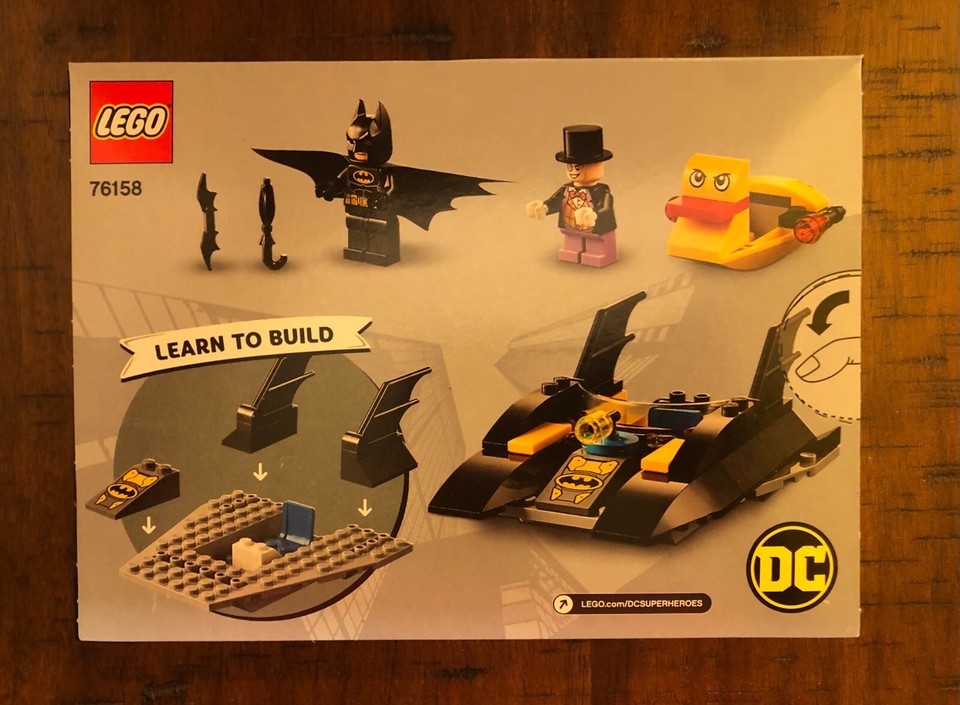 76158 BATBOAT THE PENGUIN PURSUIT Lego Legos Set NEW Super Heroes ...