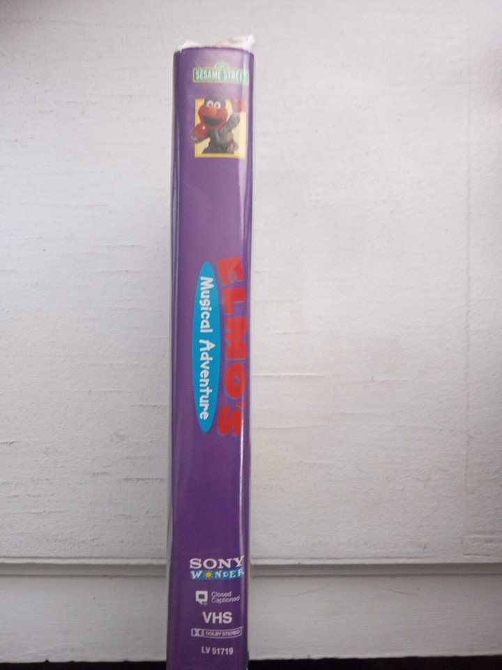 Sesame Street Elmo's Musical Adventure Peter and the Wolf VHS 2001 ...