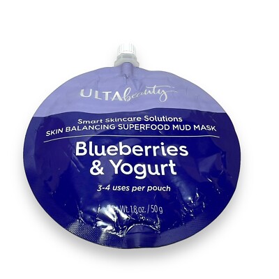 Ulta Beauty BLUEBERRIES & YOGURT Skin Balancing Superfood Mud Face Mask ...