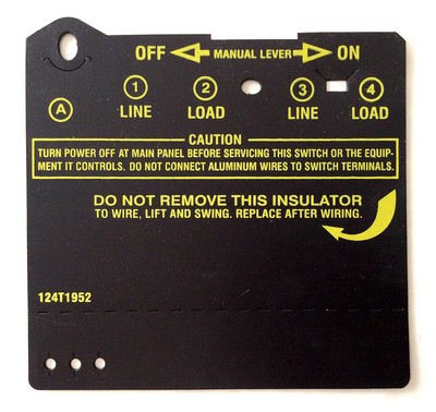 Intermatic Swimming Pool Timer Time Clock Cover Insulator, Black Part ...