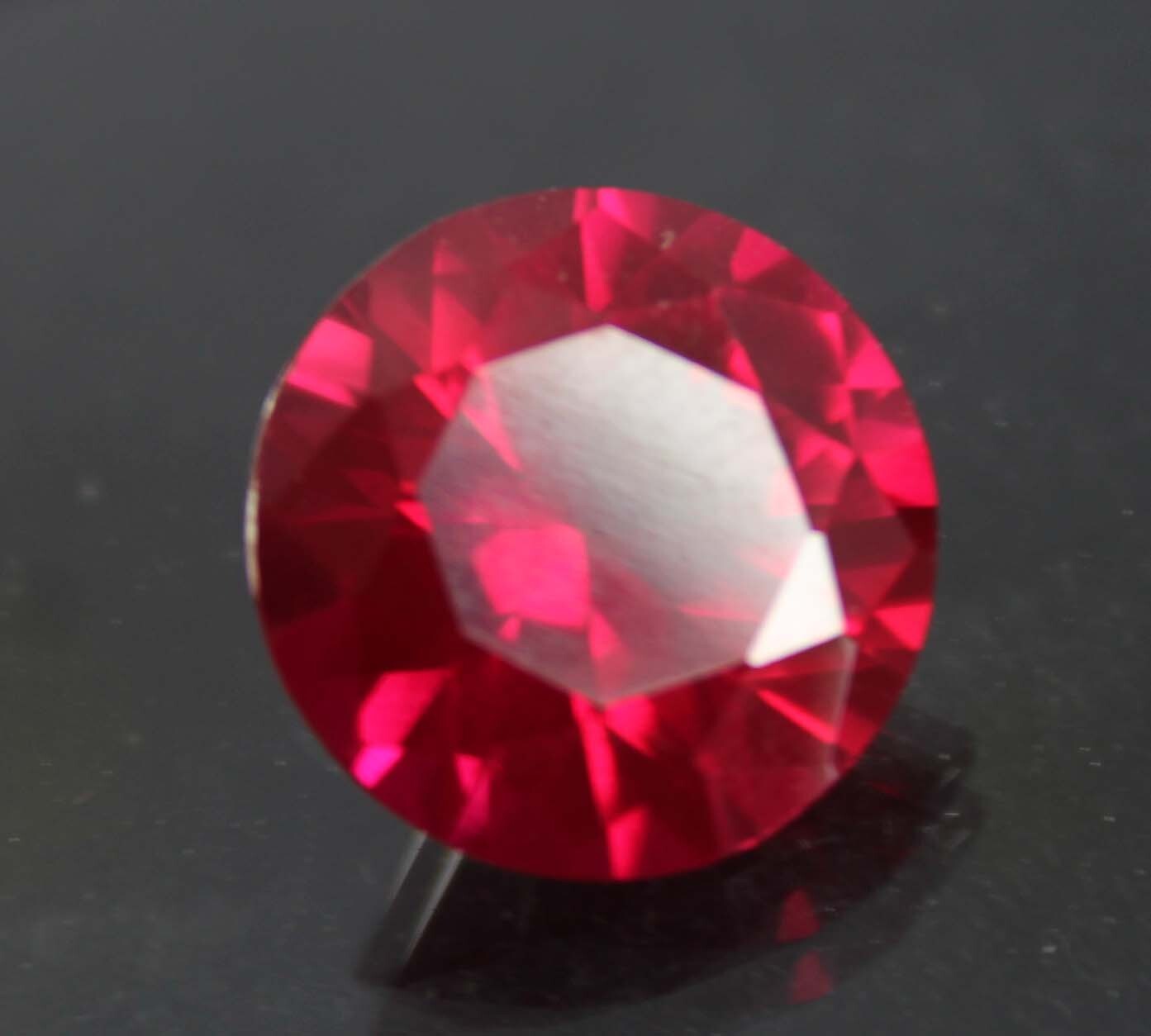 7 To 8 Ct Certified Natural Red Ruby Mozambique Round Cut Loose ...
