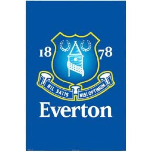Everton FC - Crest POSTER 61x91cm NEW EPL Soccer Football English ...