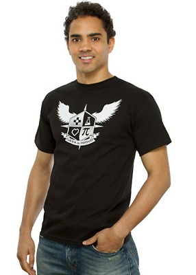 ThinkGeek Tee Shirt Geek and Proud Xl Black Short Sleeved Pi 8 bit ...