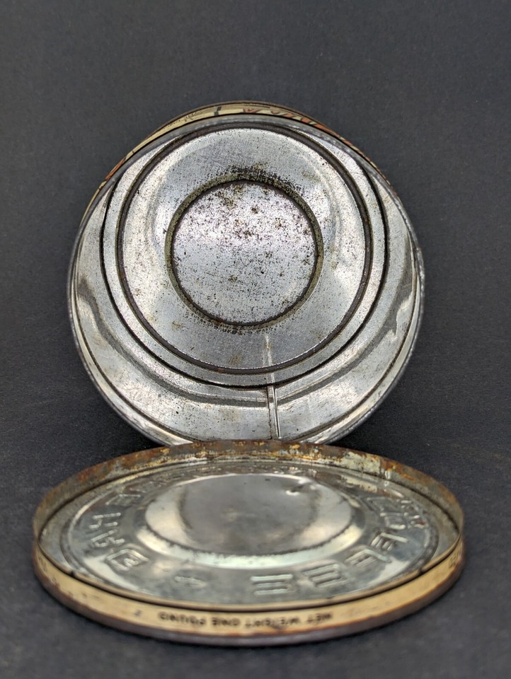 Kellogg's Kaffee Hag Coffee Tin Can Key Wind Lid Black Letters Vintage ...