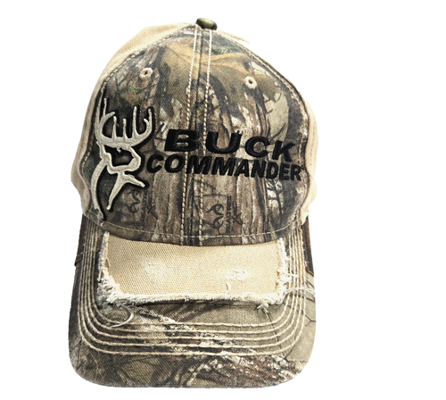 Buck Commander Camouflage Mens Hat Realtree Hunt Strapback Camo Cap | eBay