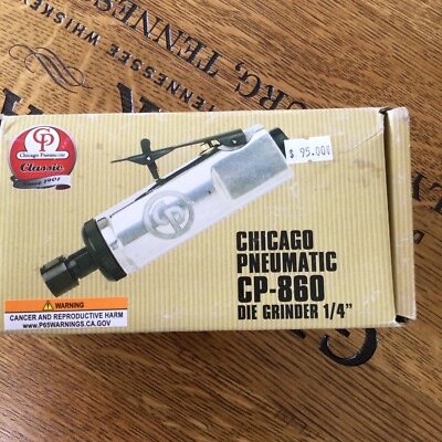 Chicago Pneumatic 860 CP860 1/4" Heavy-Duty Die Grinder Brand New Box ...