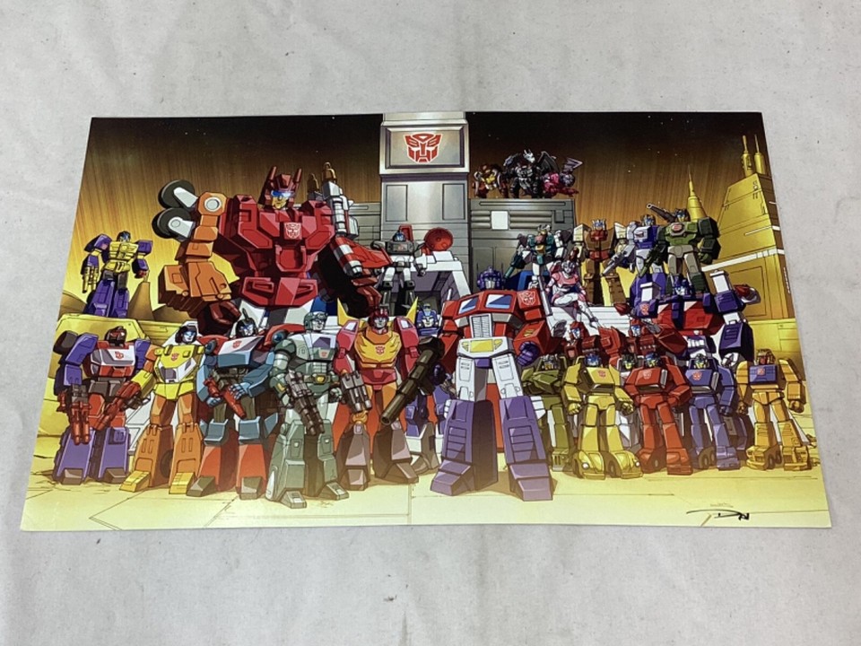 G1 Transformers Autobots Team Poster 11x17 Picture 1987-88 Lineup ...