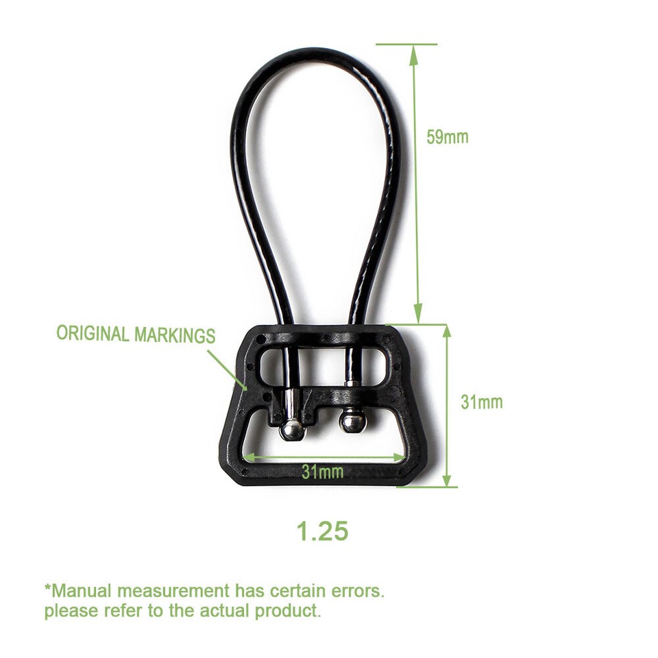 Tactical Universal Wire Loop Sling Connection Buckle Adapte Hunting ...