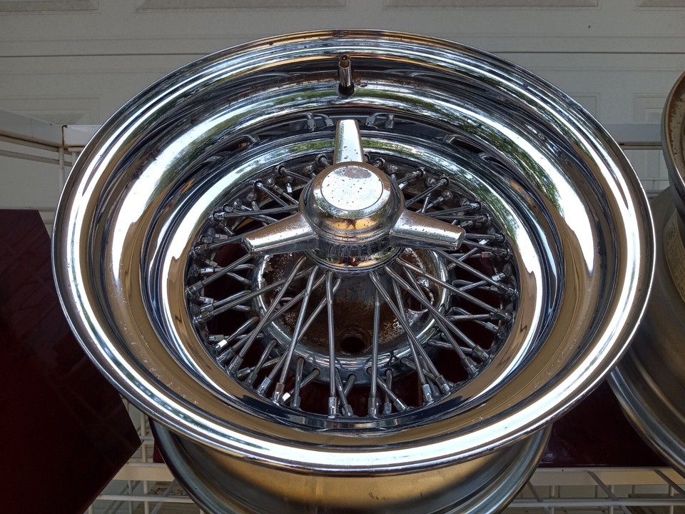 1988 Appliance True Spoke Wire (3) Wheels 15x8 JJTB Rear W/Front 14×7 ...